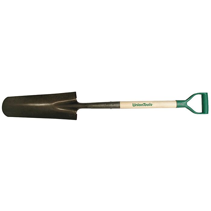 UnionTools 16 In. Drain Spade with Wood Handle