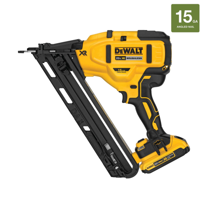 Dewalt 20 volt finish nailer store