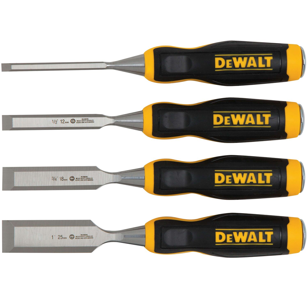 Stanley DEWALT 4 pc. Wood Chisel Set