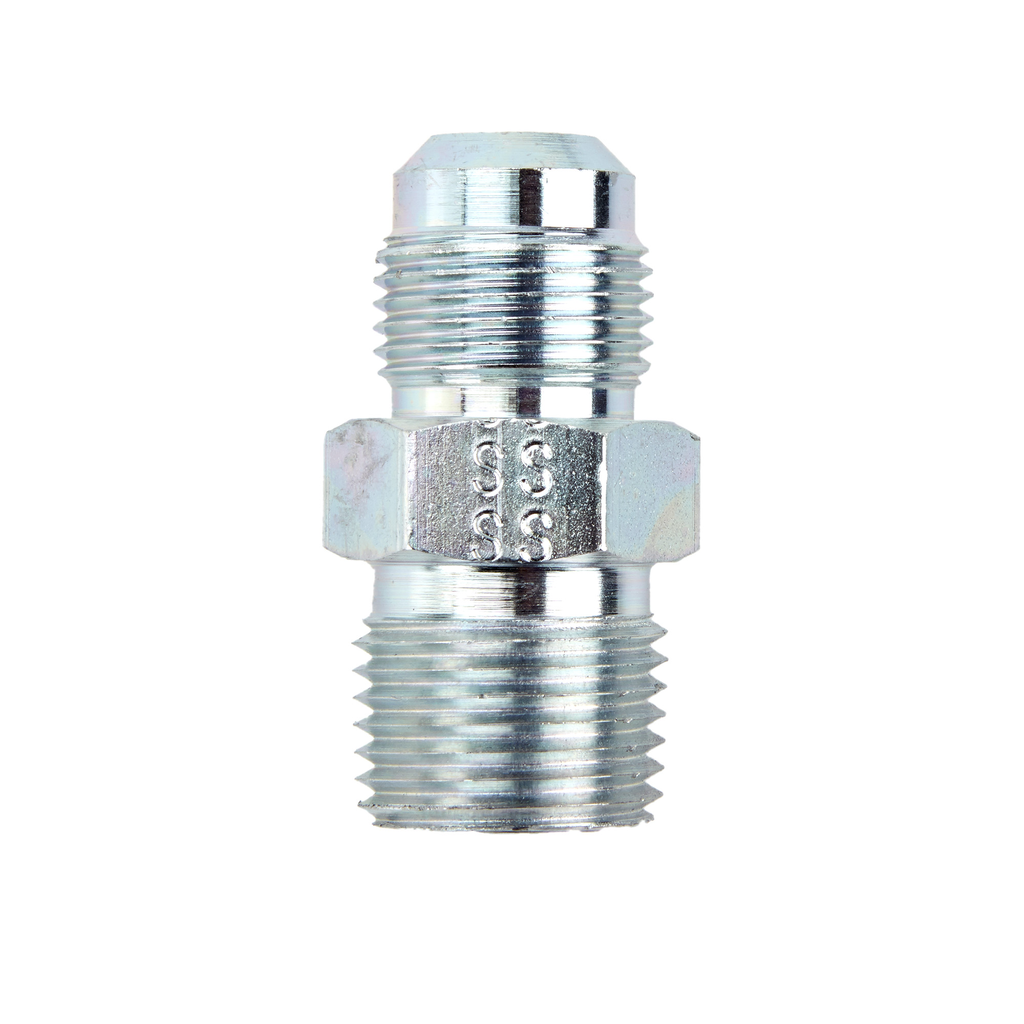 Dormont 1/2 IN OD Flare x 1/2 IN MIP Tapped 3/8 IN FIP Gas Flare Fitting
