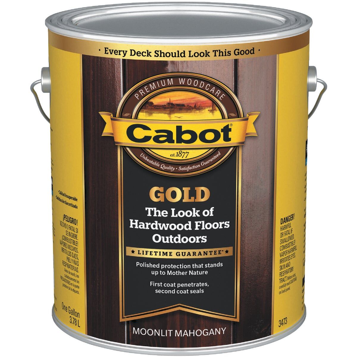 Gold Exterior Stain (Moonlit Mahogany)