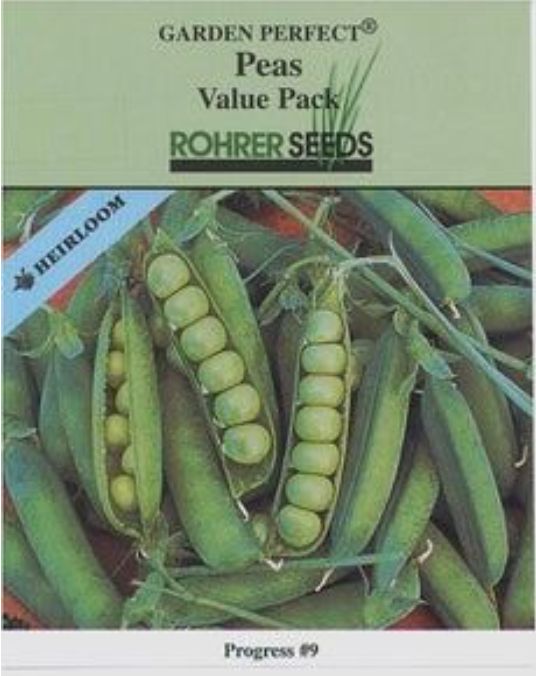 Progress #9 Pea Seeds